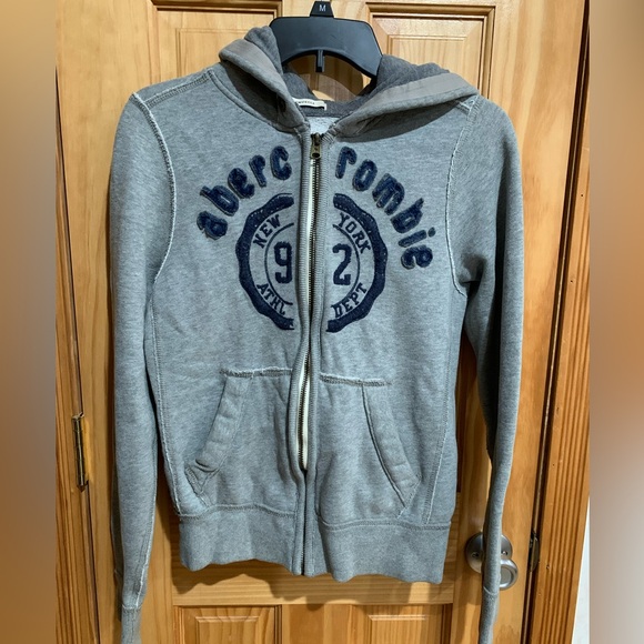 abercrombie kids | Shirts & Tops | Abercrombie Fitch Muscle Hoodie Heavyweight Zip Up Boys Large ...